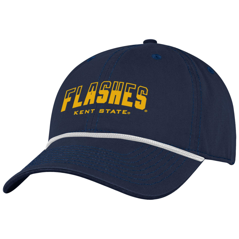 Flashes Above Kent State Navy Hat 3D Embroidery